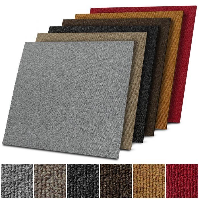Per Piece CARPET TILES 50cm x 50cm for Homes, Shops & Offices DIY ...