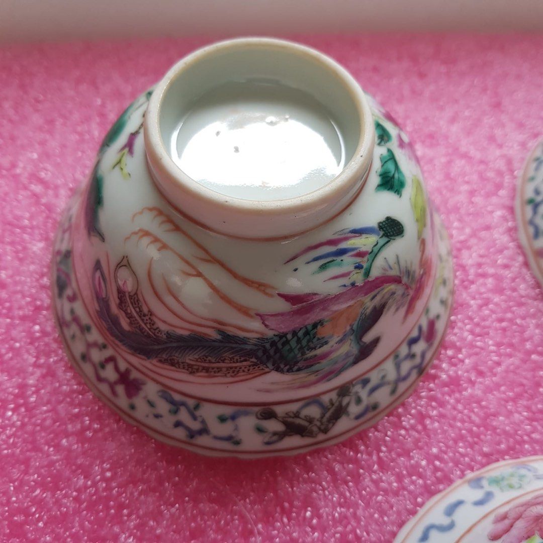 Peranakan nyonya tea cups, Furniture & Home Living, Kitchenware ...