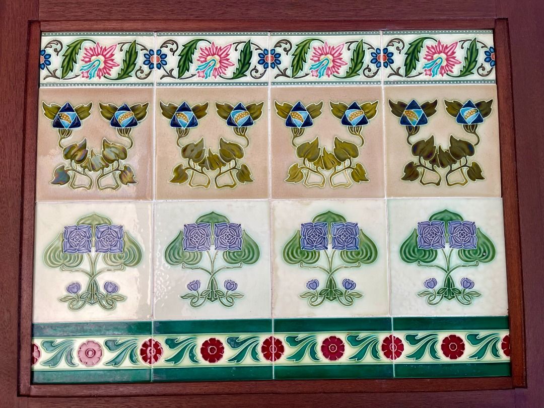 Peranakan Tile Table, with Singer spider leg base., Everything Else on ...