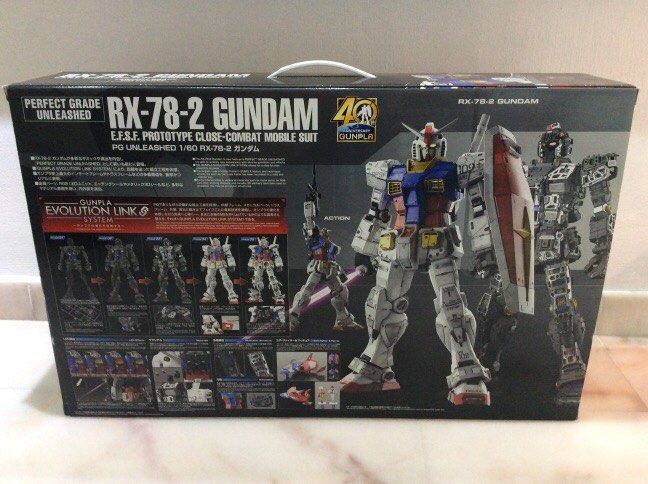 Pg Unleashed Rx-78-2 Gundam, Hobbies & Toys, Toys & Games on Carousell