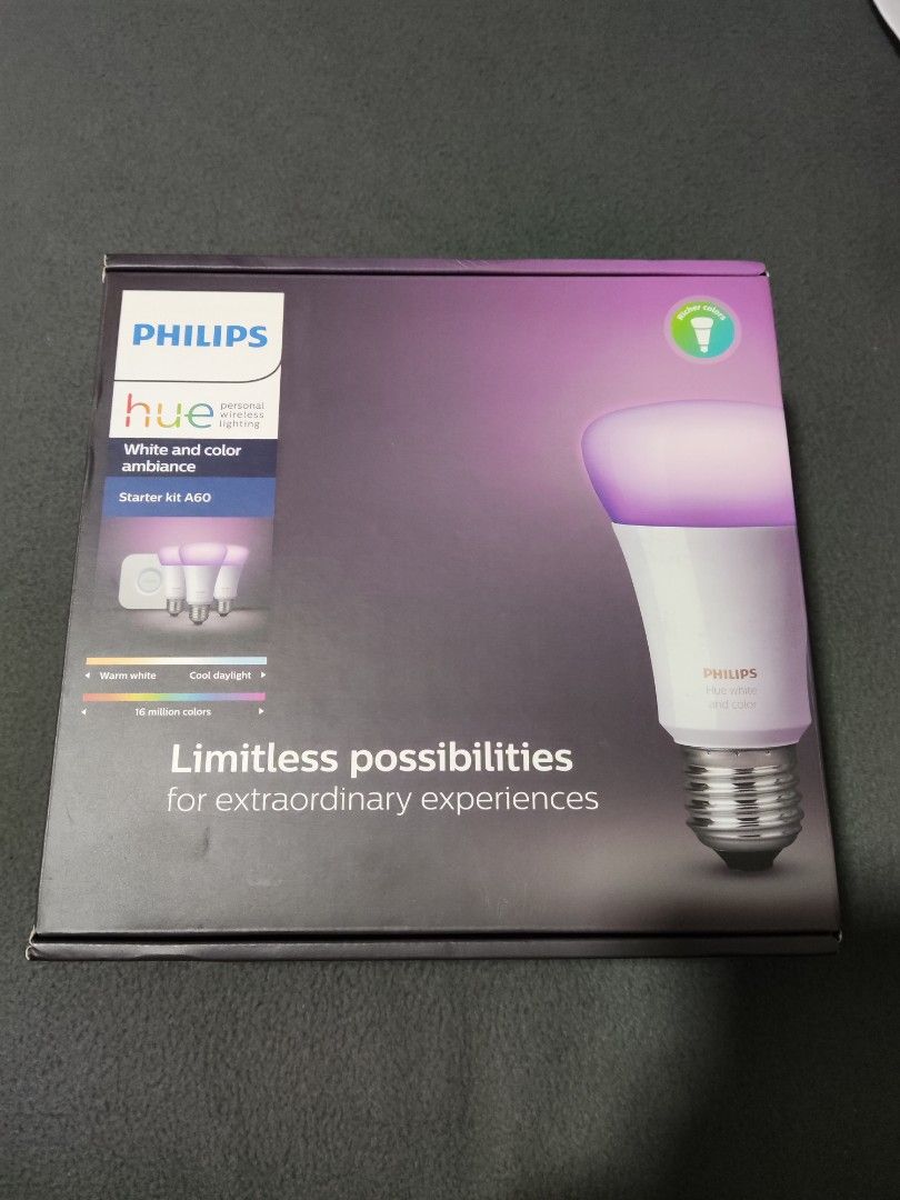 Philips Hue Gen 3 White and color ambiance starter kit, Furniture ...