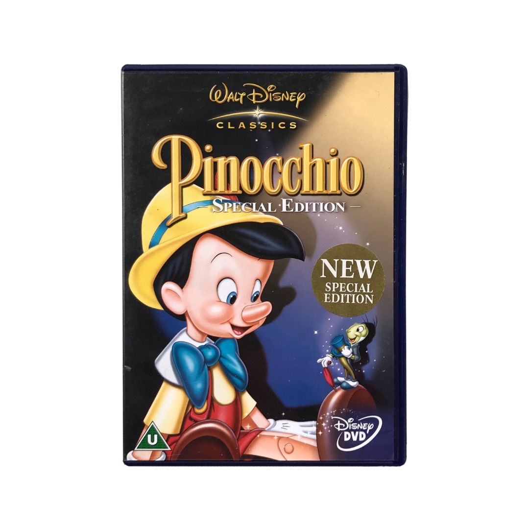 Pinocchio (DVD, Region 2), Hobbies & Toys, Music & Media, CDs & DVDs on ...