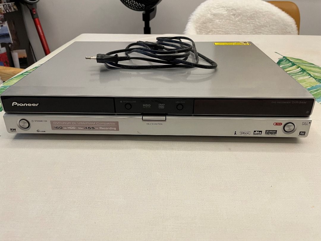 Pioneer HDD DVR Recorder 541H, TV & Home Appliances, TV & Entertainment ...