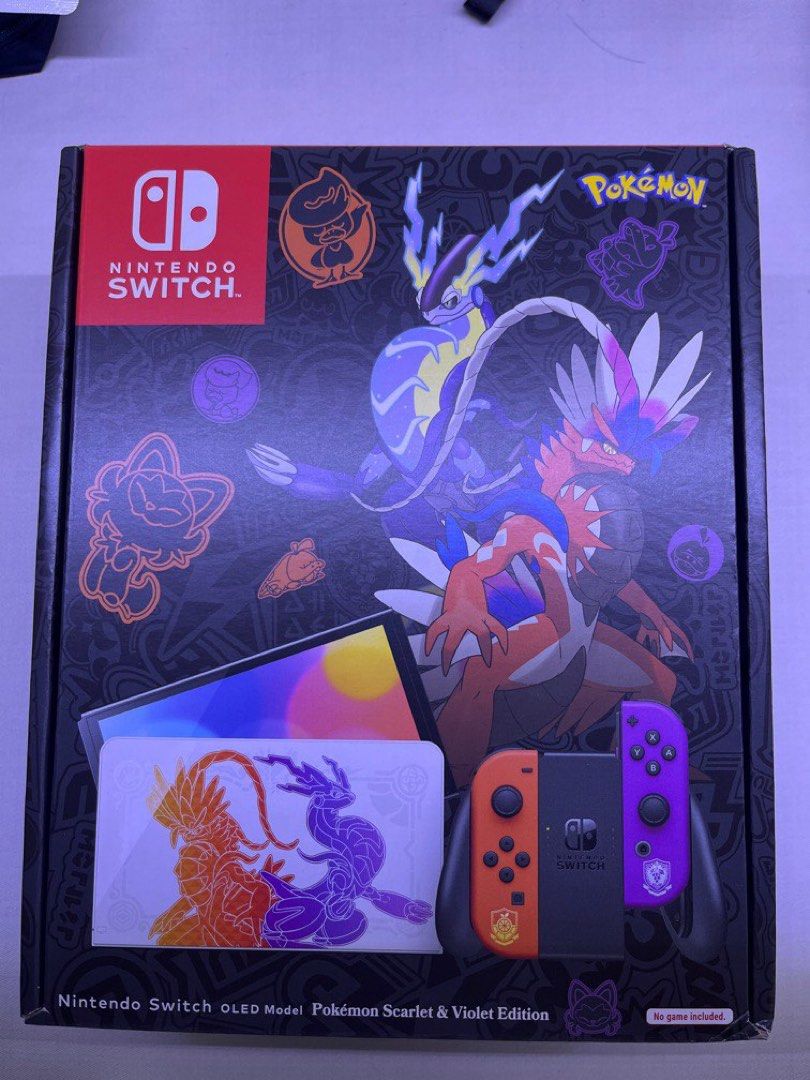 Pokemon Scarlet and Violet Nintendo Switch OLED, Video Gaming, Video ...