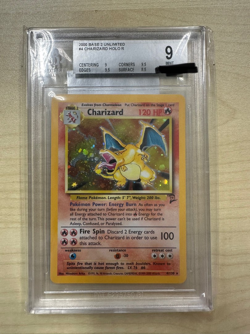 Pokemon TCG Charizard Base Set 2 BGS 9 PSA CGC, Hobbies & Toys ...