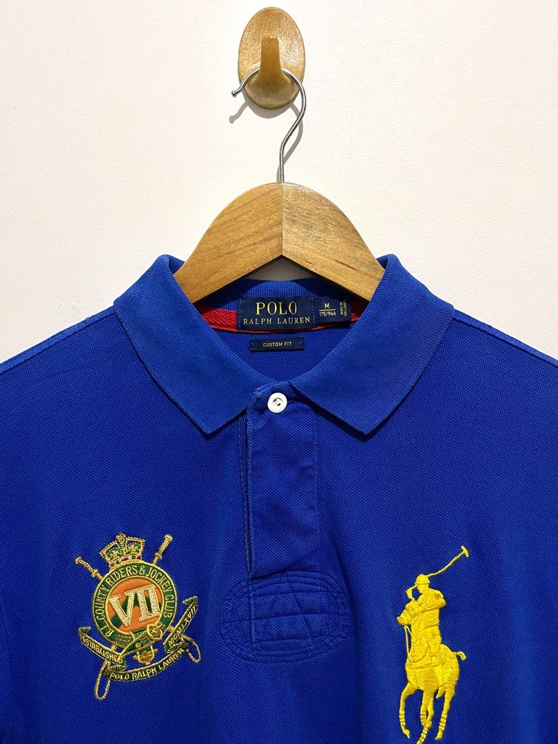 Polo Ralph Lauren Gold Big Logo 4 Mens Fashion Tops And Sets Tshirts 1369