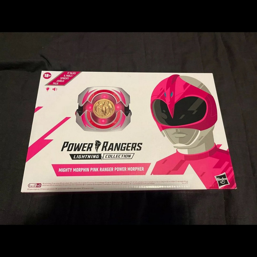 Power Rangers Mighty Morphin Pink Ranger Edition Morpher Hasbro ...