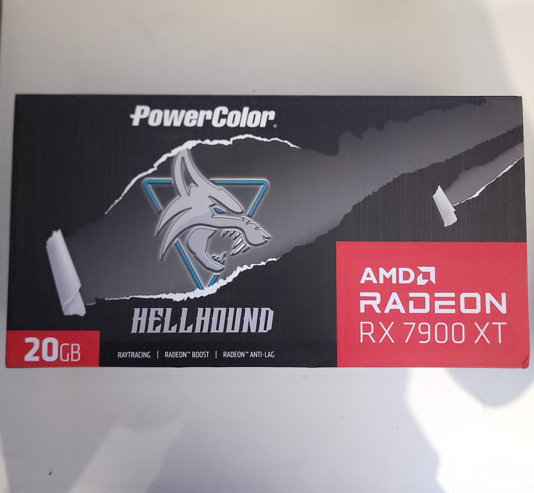 Powercolor Hellhound RX 7900 XT 20GB AMD Radeon, Computers & Tech ...