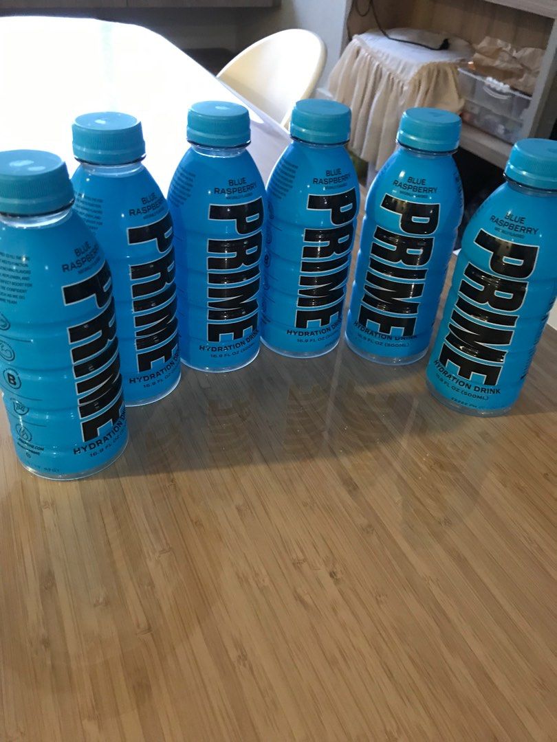 Prime Hydration (Blue Raspberry), Food & Drinks, Beverages on Carousell