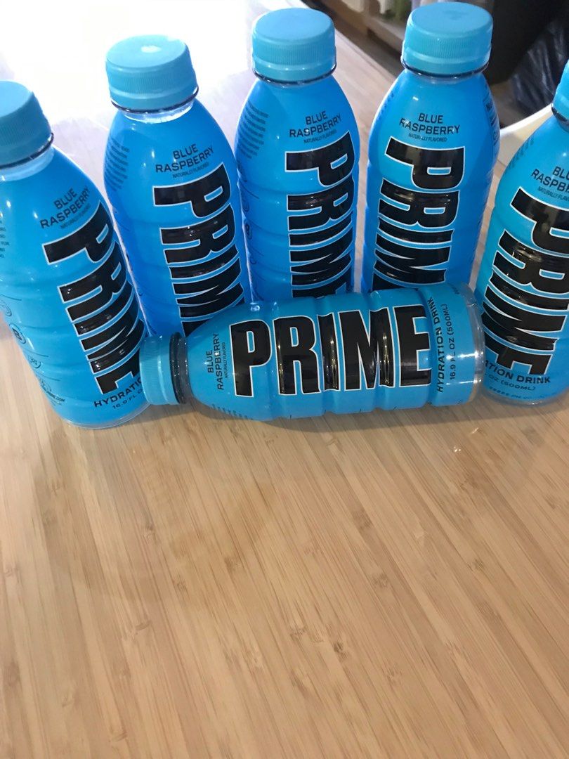 Prime Hydration (Blue Raspberry), Food & Drinks, Beverages on Carousell