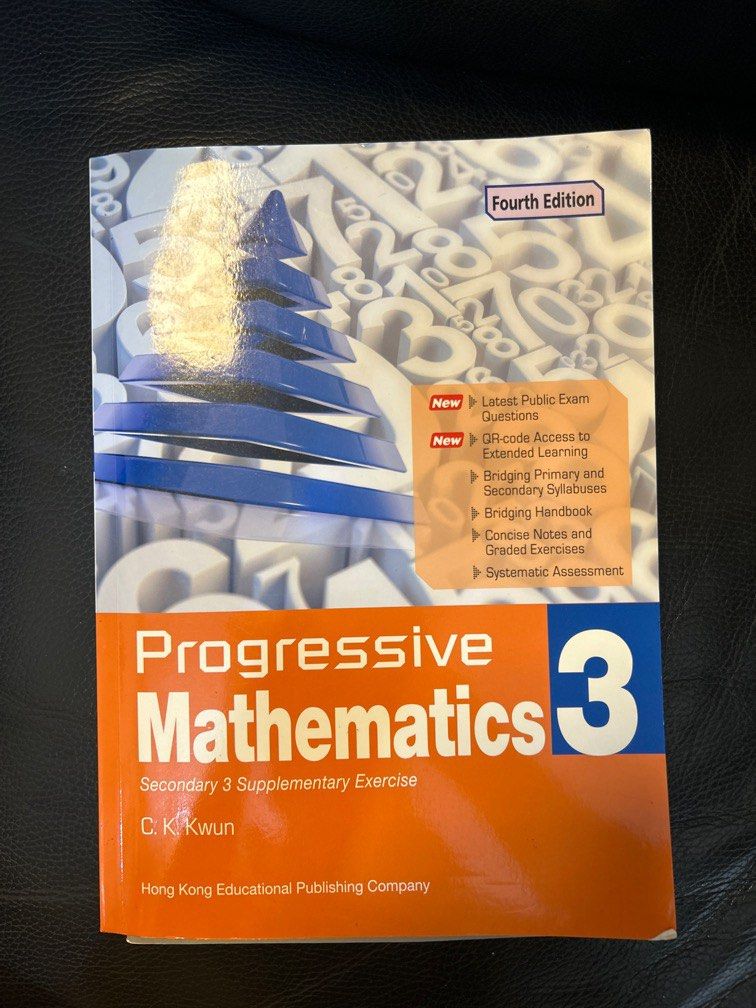 Progressive mathematics ( form 3 ), 興趣及遊戲, 書本 & 文具, 教科書 - Carousell