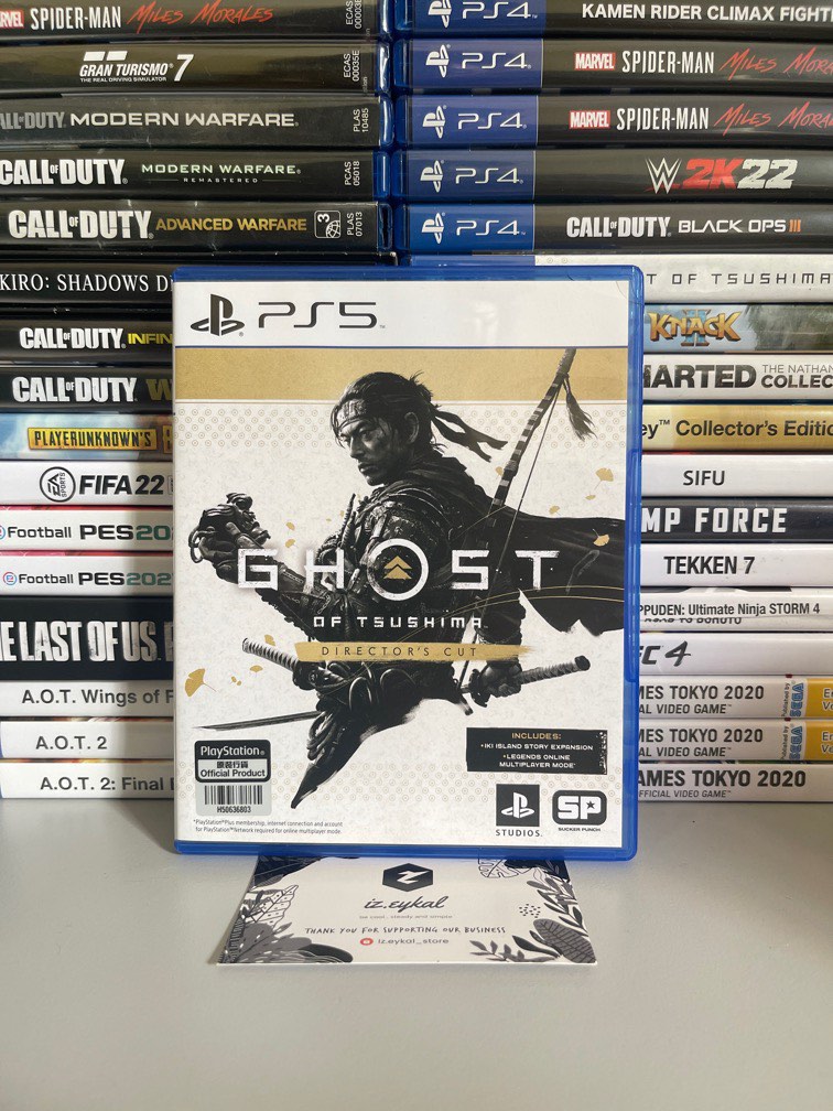 PS5 ps5 ghost of tsushima director’s cut R3 Rall english chinese cd ...