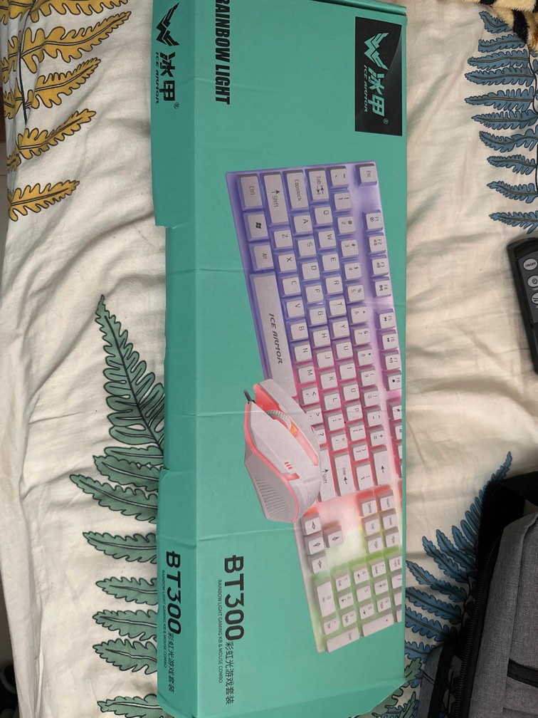 Rainbow lighting keyboard and mouse, Computers & Tech, Parts ...