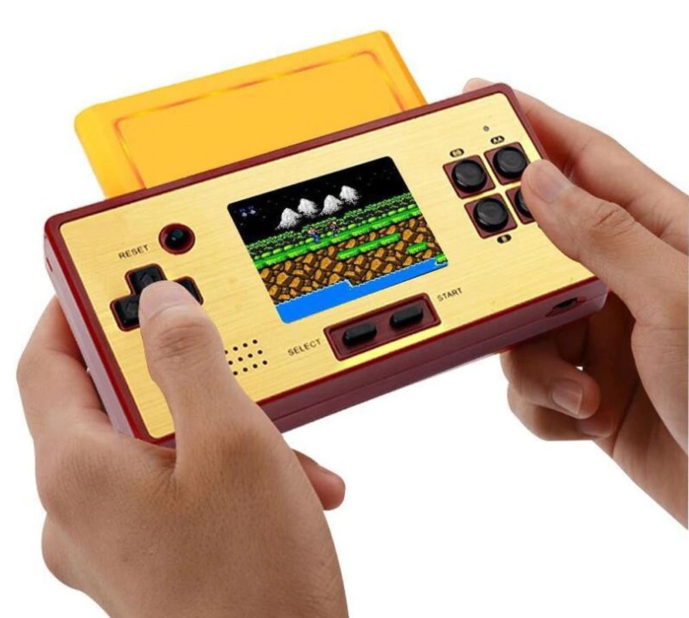 Retro New 8-bit Portable Classic Game Console Set, Video Gaming, Gaming ...