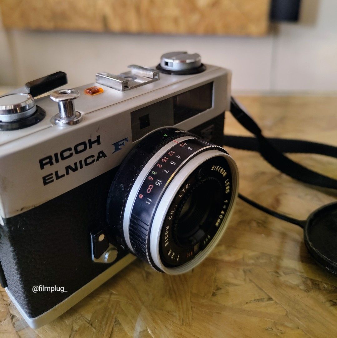 Ricoh Elnica F 35mm Vintage Film Camera, Photography, Cameras on Carousell