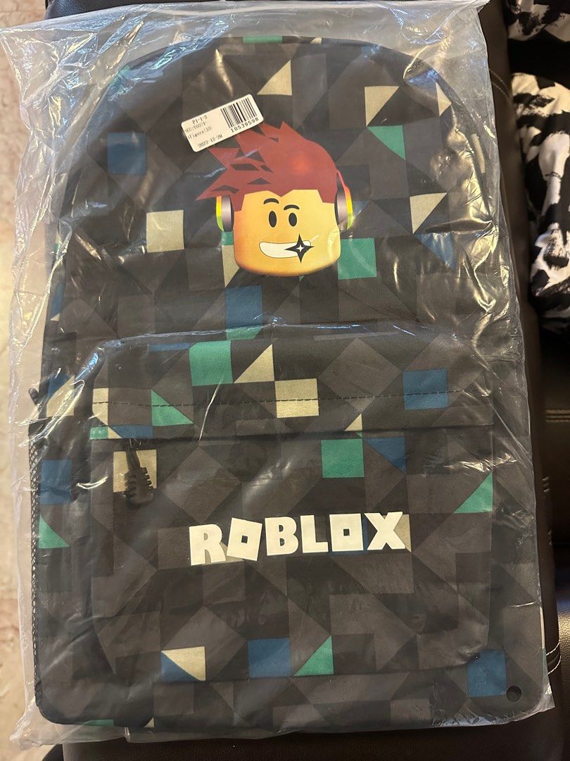 Roblox Student's Chequered Cool Schoolbag for boys Computer Bag for Men ...