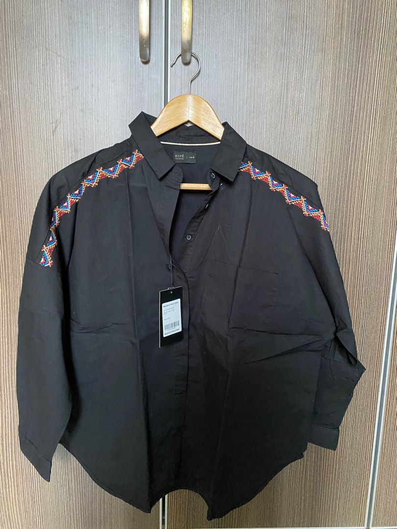 Rope Woman Oversize blouse, Women's Fashion, Tops, Blouses on Carousell