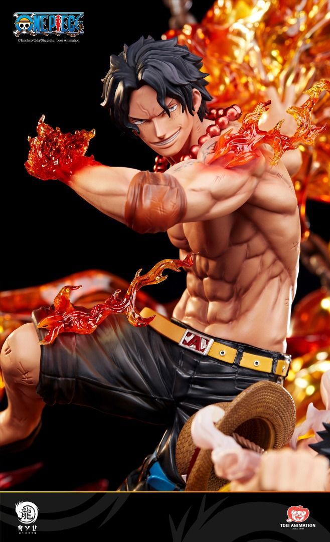 RYU Studio - One Piece Luffy and Ace (Licensed) [PRE-ORDER], Hobbies ...