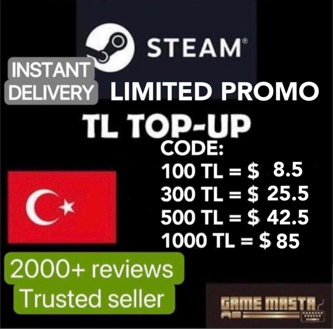 [CODE] Steam Wallet Turkey / Turkey Steam Gift Card / Steam Turkey ...