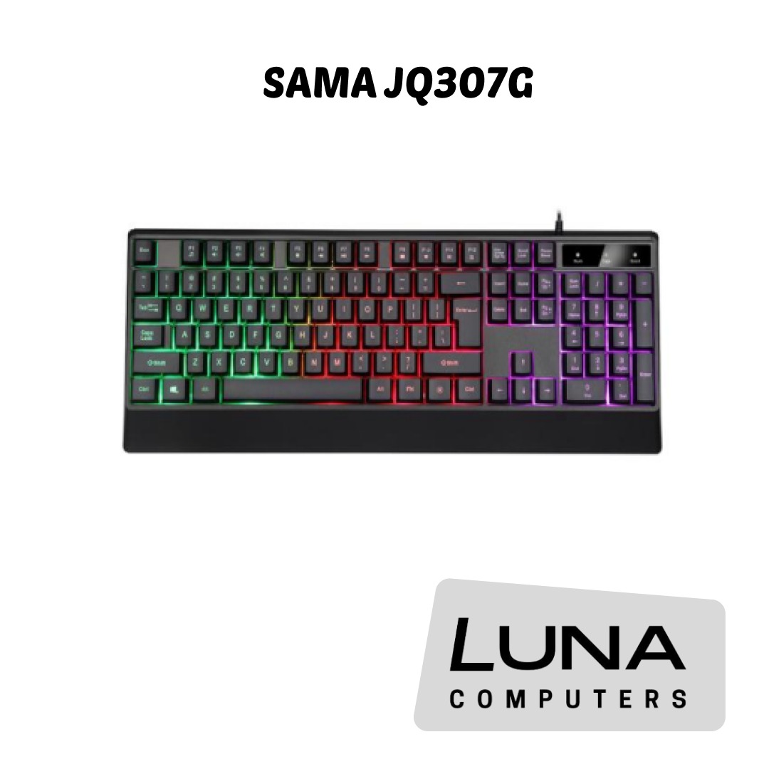 SAMA JQ307G Keyboard Wired GAMING RGB, Computers & Tech, Parts ...