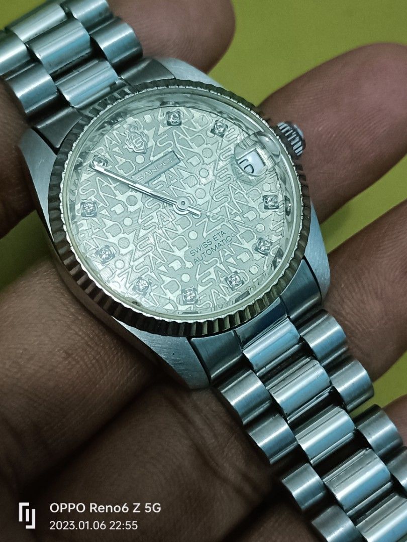sandoz swiss eta computer dial automatic, Men's Fashion, Watches ...