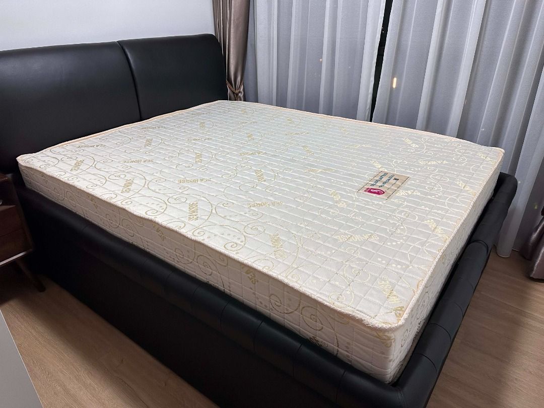 Seahorse Storage Bed with Queen Mattress