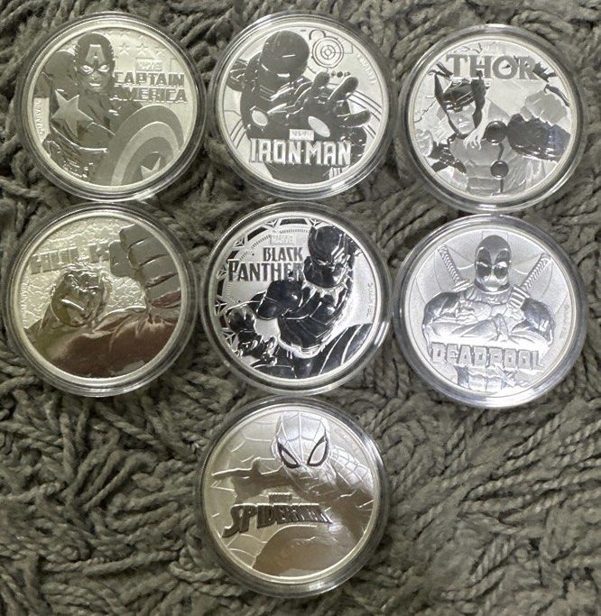 Selling/ Trade Brand New Marvel Super Heroes 1 OZ Collectable Silver ...