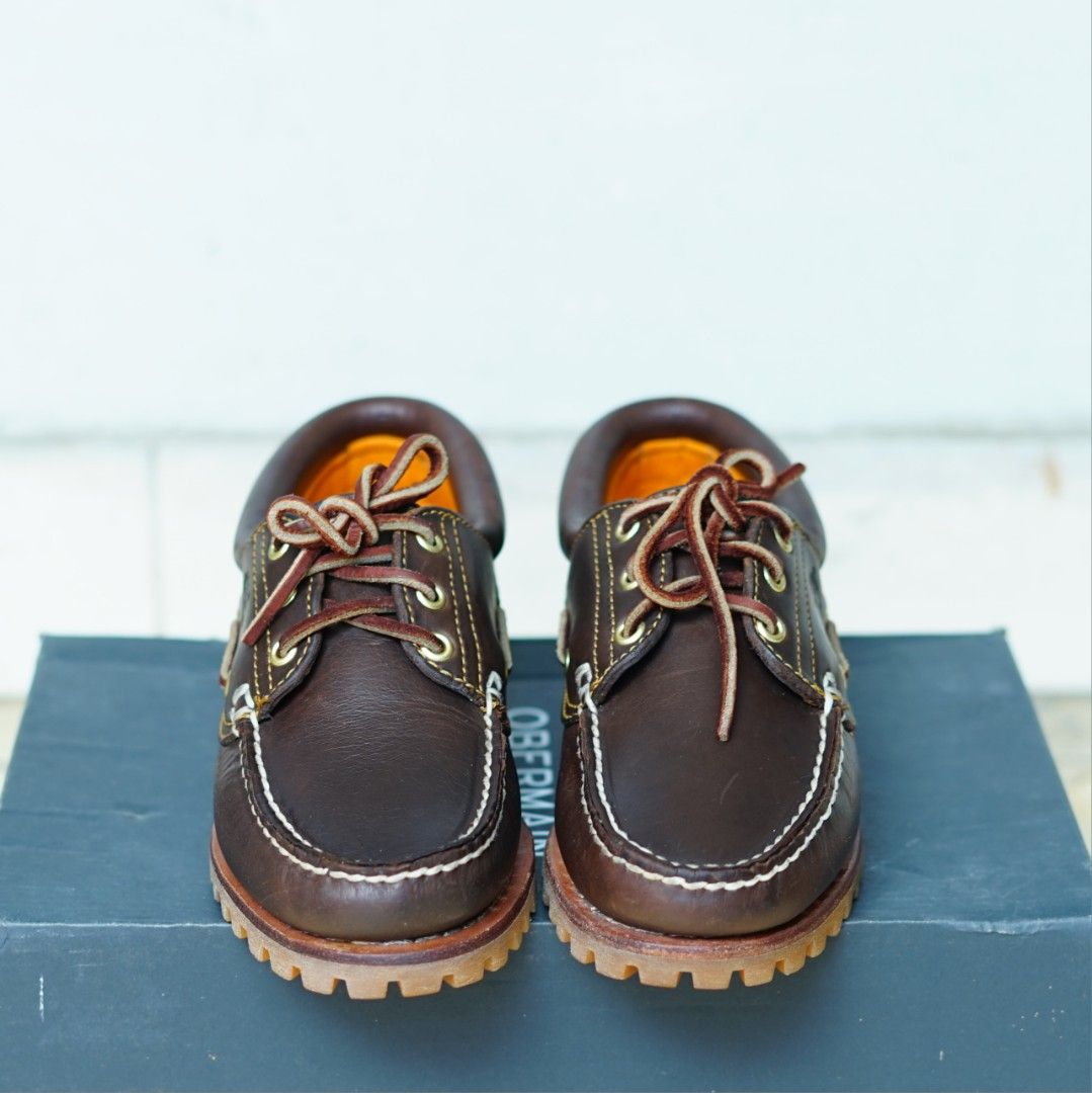 Sepatu Timberland 3 Eye Boat Shoe, Fesyen Pria, Sepatu , Sepatu Boot di ...