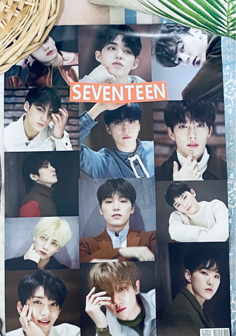 Seventeen Poster 2, Hobbies & Toys, Memorabilia & Collectibles, K-Wave ...