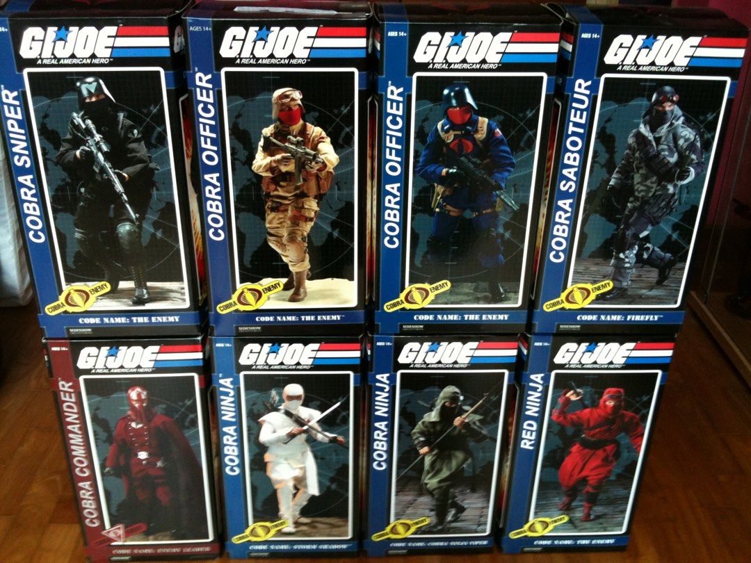 Sideshow Collectibles 1/6 GI Joe Cobra Figures, Hobbies & Toys, Toys ...