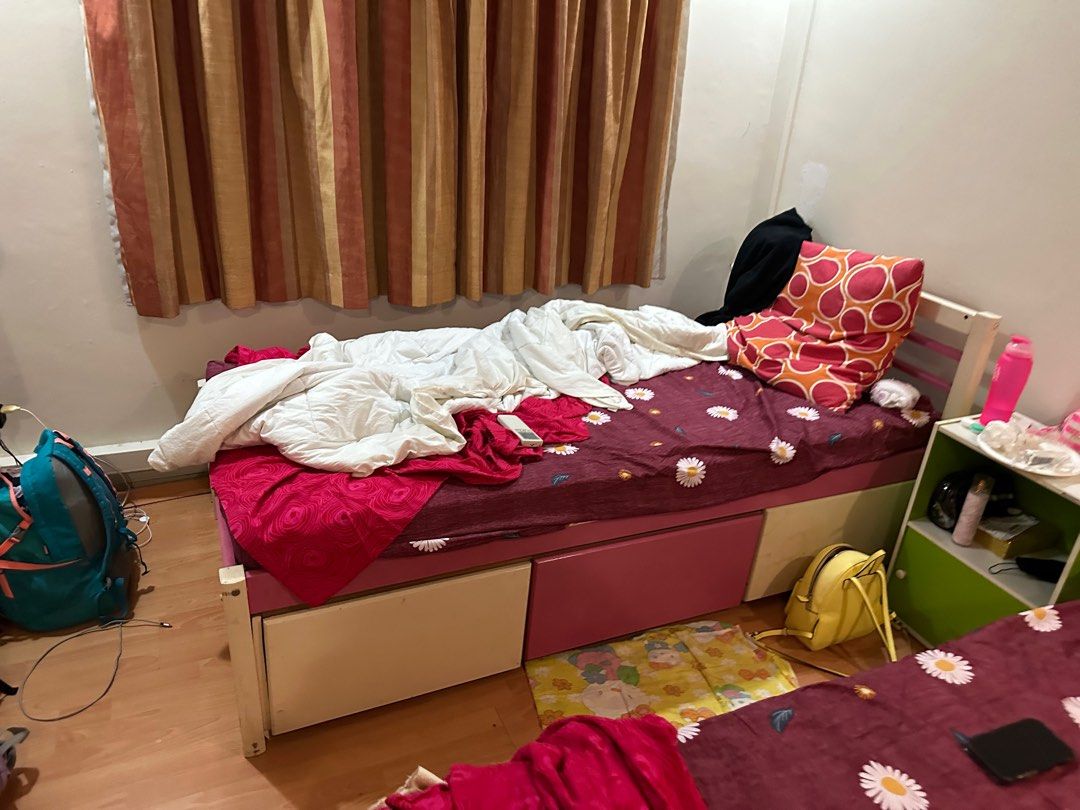 Single beds (3), Furniture & Home Living, Furniture, Bed Frames ...