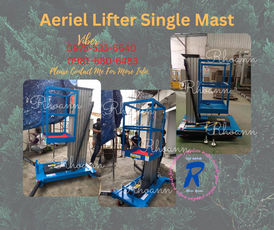 Single Mast SMA4-1 Aeriel Lifter, Commercial & Industrial, Construction Tools & Equipment on ...
