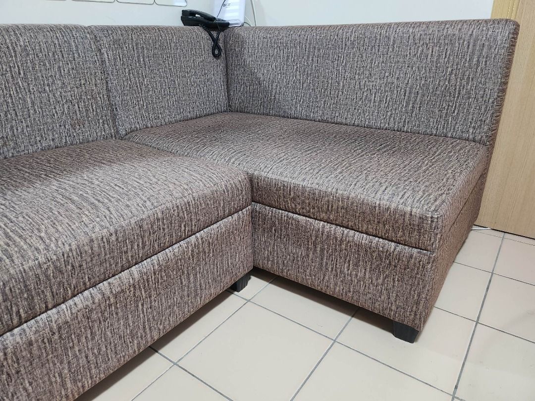 Sofa L Type with separate Chaise, Furniture & Home Living, Furniture ...