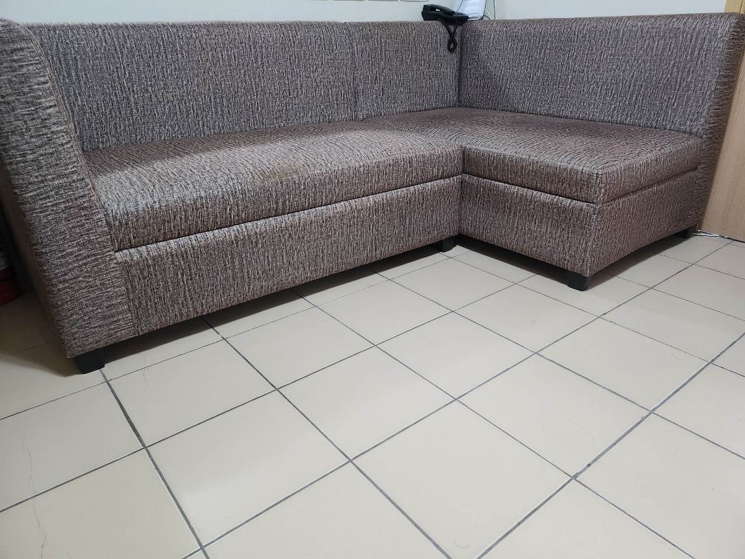 Sofa L Type with separate Chaise, Furniture & Home Living, Furniture ...