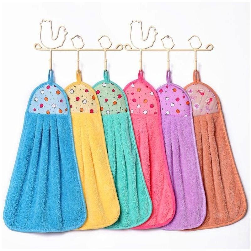 Soft Microfiber Hand Towel Kitchen Bathroom Ref Towel Refrigerator ...
