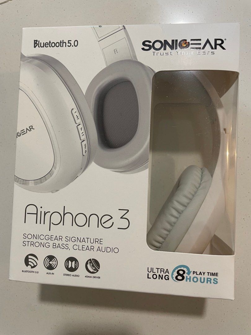 SonicGear Airphone 3, Audio, Headphones & Headsets on Carousell