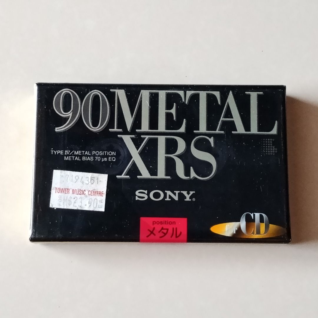 SONY 90 METAL XRS Type IV Cassette Kaset NOS seal, Hobbies & Toys, Music & Media, CDs & DVDs on ...
