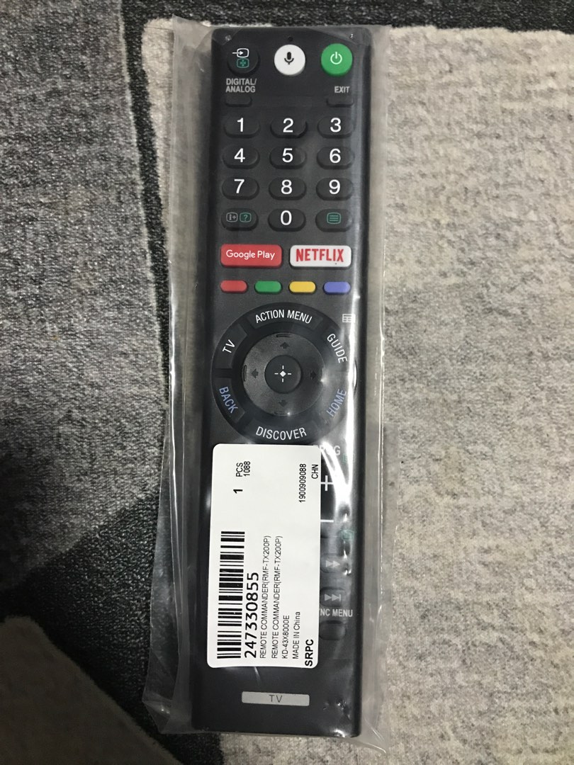 Sony Bravia TV Remote Control Replacement , TV & Home Appliances, TV ...