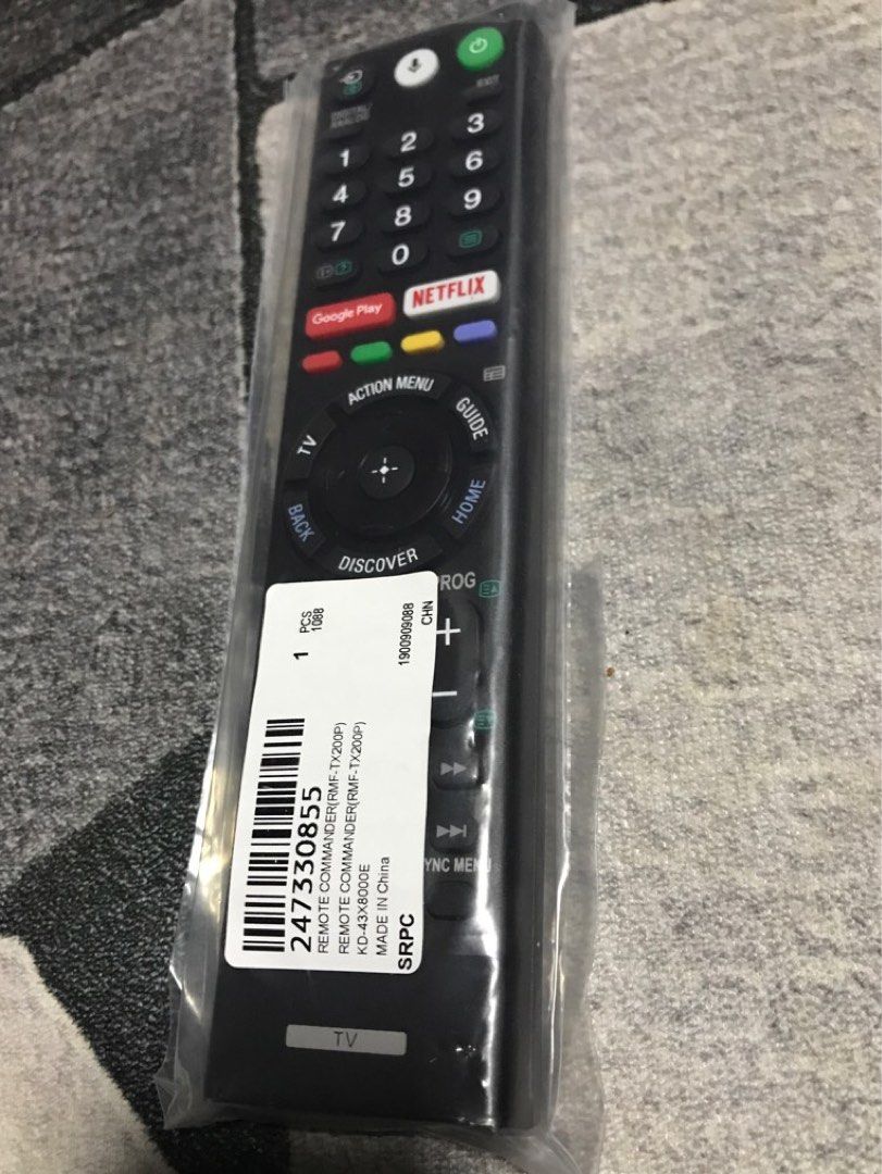 Sony Bravia TV Remote Control Replacement , TV & Home Appliances, TV ...