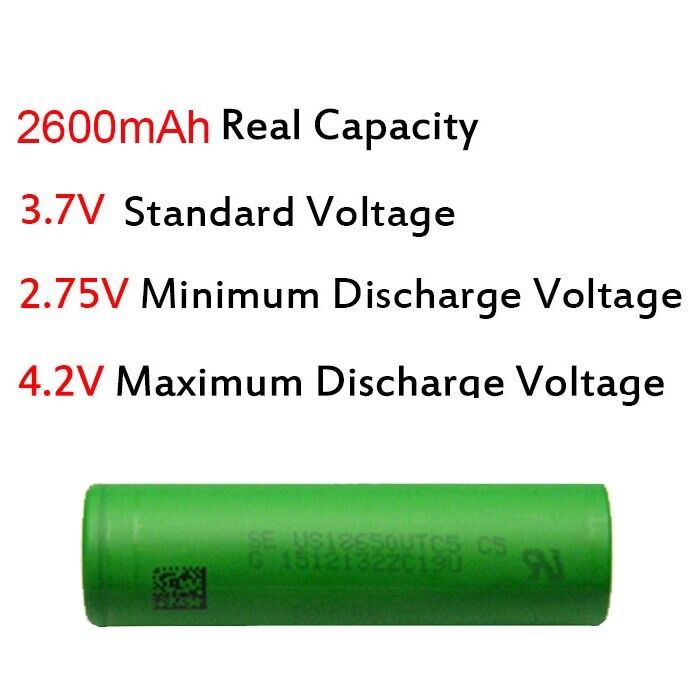 Sony VTC6 Original 18650 3000mAh 30A High Power Discharge Battery ...