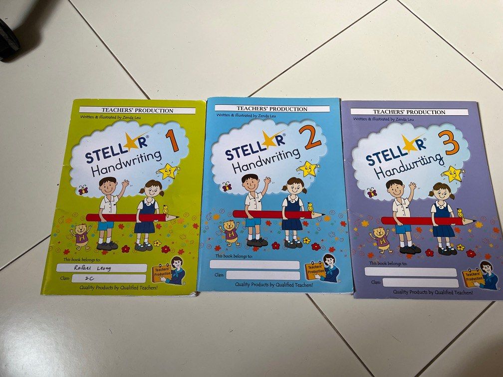 Stellar Handwriting 1,2,3, Hobbies & Toys, Books & Magazines, Children ...