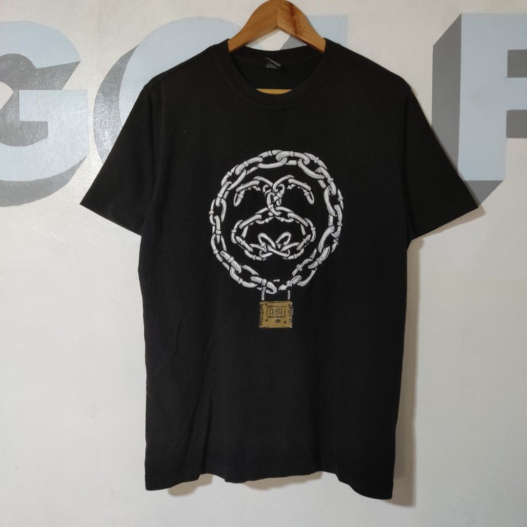 Stussy "Chain Gang" Shirt, Men's Fashion, Tops & Sets, Tshirts & Polo ...