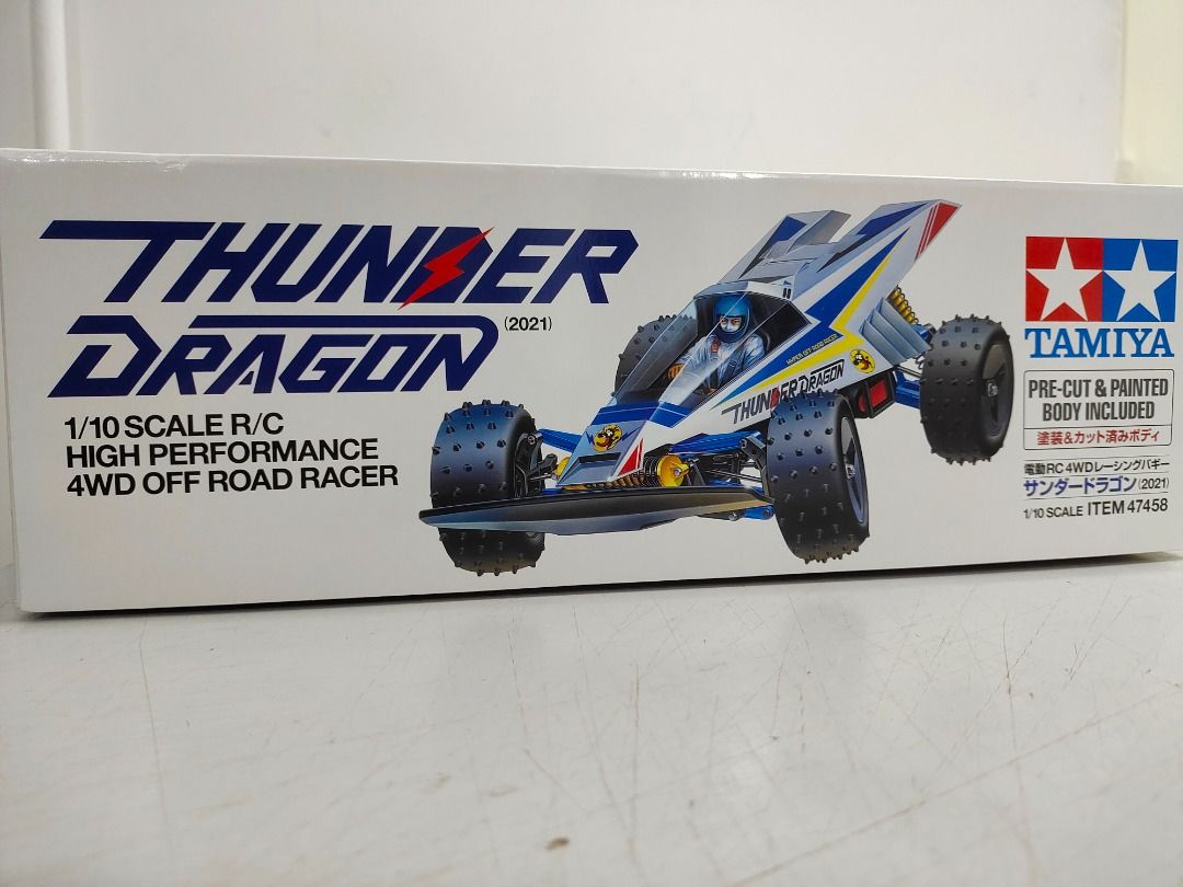 1/10 田宮 雙星 Tamiya R/C Thunder Dragon (2021) 遙控車套件 原廠上色車壳 (不連ESC) [47458 ...