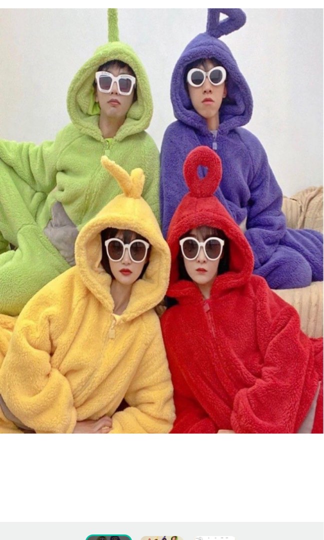 Teletubbies Costumes - Set of 4, Hobbies & Toys, Toys & Games on Carousell