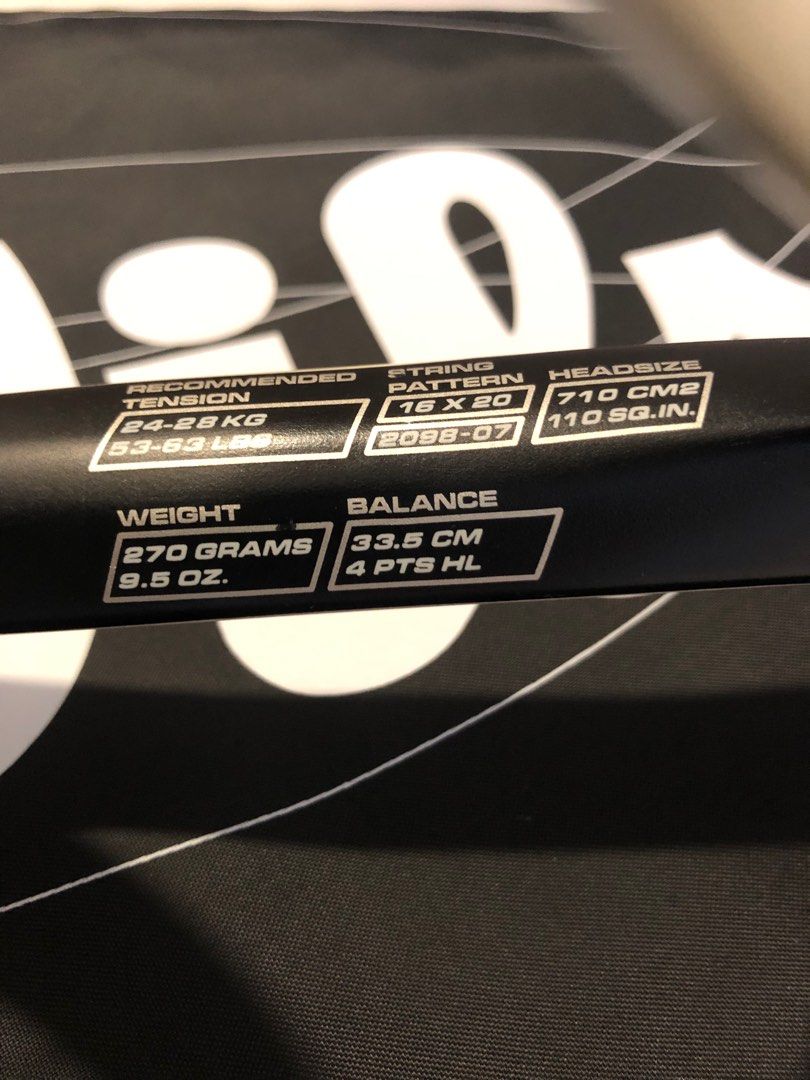 Tennis Racquet Wilson K Factor K Zen, Sports Equipment, Sports & Games ...