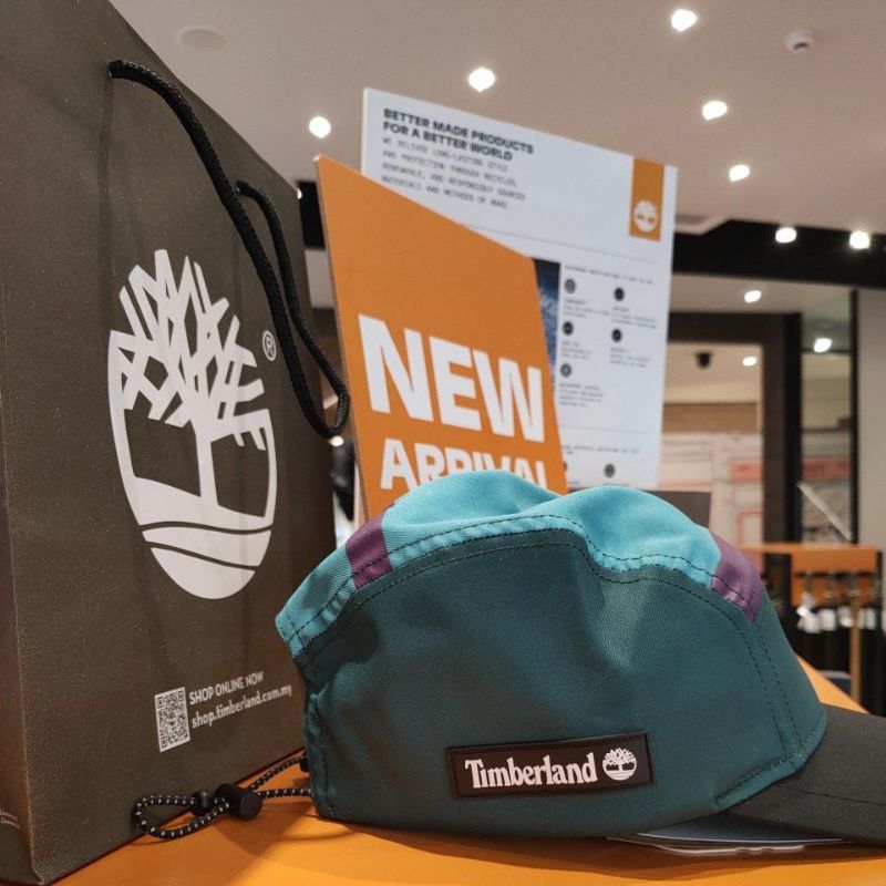 Timberland Color Block Five Panel Cap, Men's Fashion, Watches ...