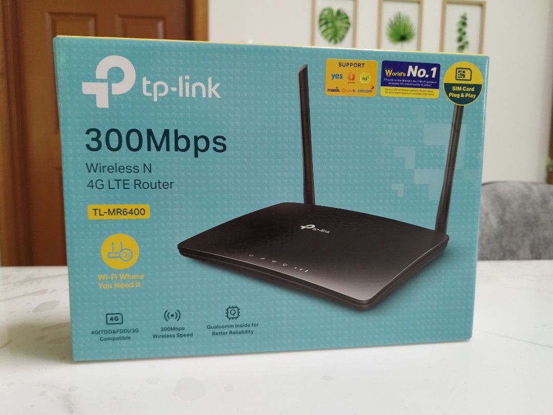 TL-MR6400 Wireless Router, Computers & Tech, Parts & Accessories, Networking on Carousell