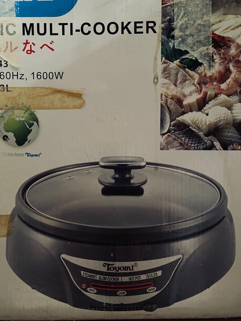 Toyomi 4.0L 4-in-1 Multi Cooker Steamboat Hot Pot MC 4646, TV & Home ...