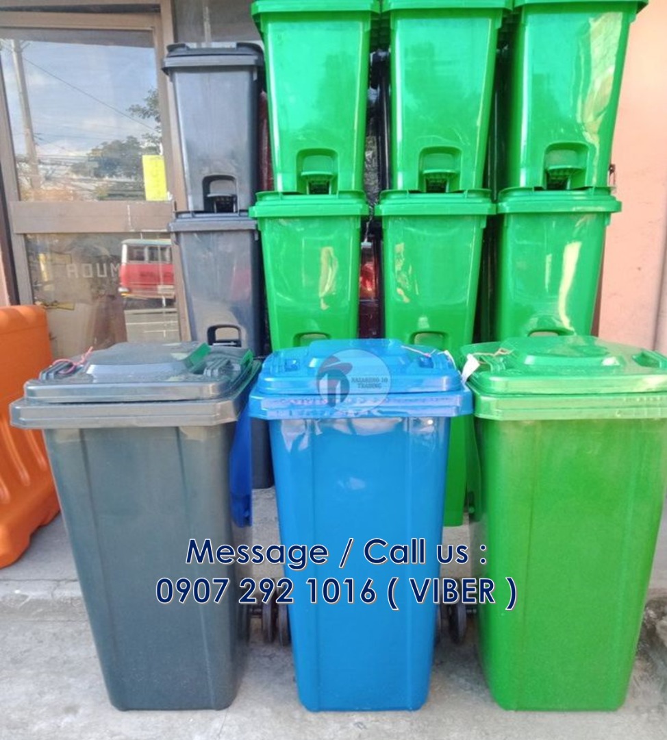 Trash bin U-G-A bin supplier 320, Furniture & Home Living, Cleaning ...