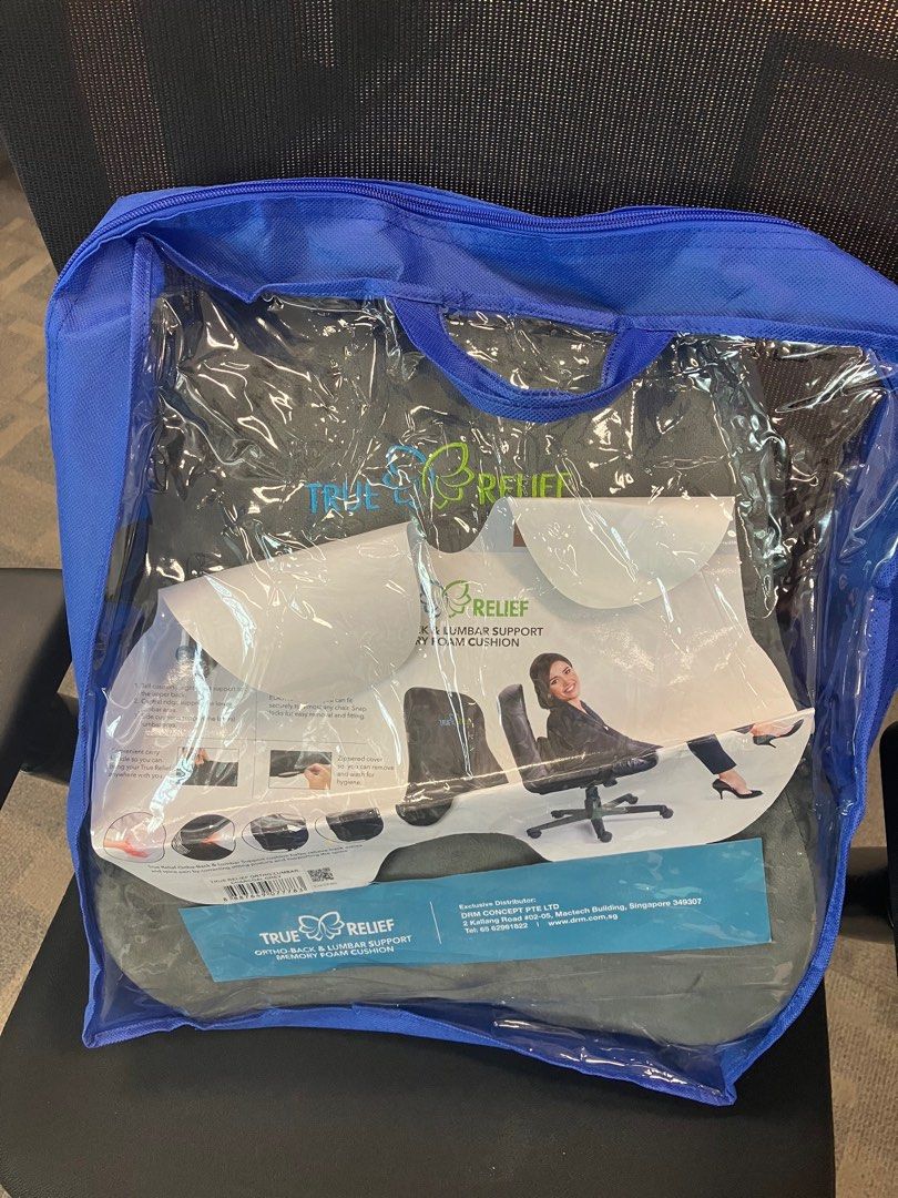 True Relief lumbar support, Furniture & Home Living, Furniture, Chairs ...